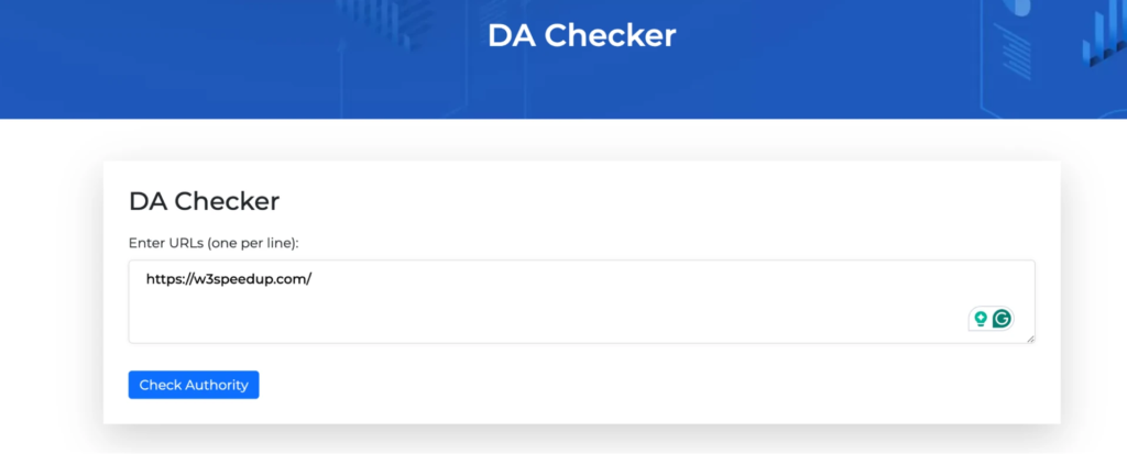 Free Domain Authority Checker - Moz DA & PA Checker Tool
