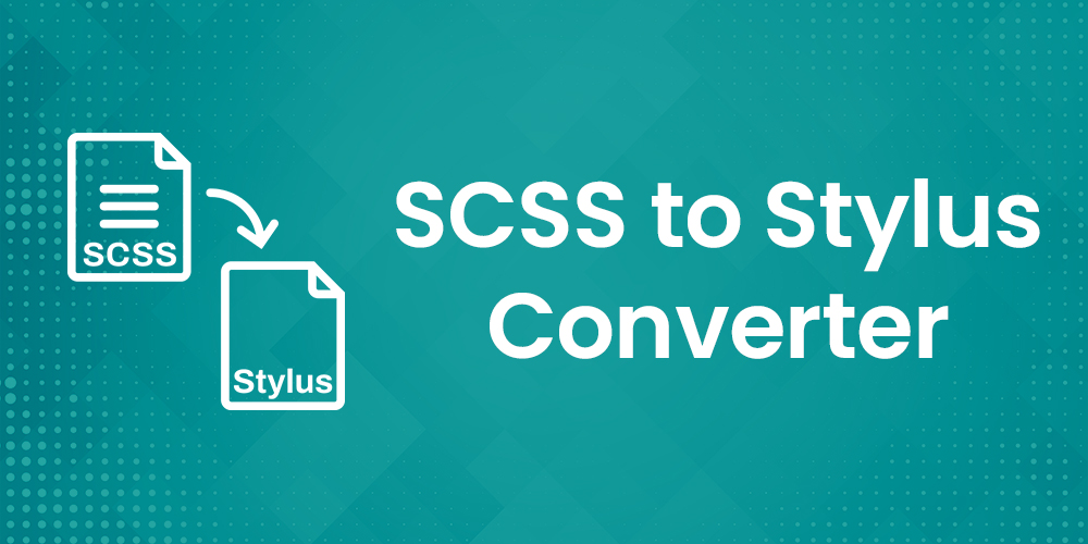 SCSS to Stylus Converter - Developer Tool Free Online - W3 SpeedUp